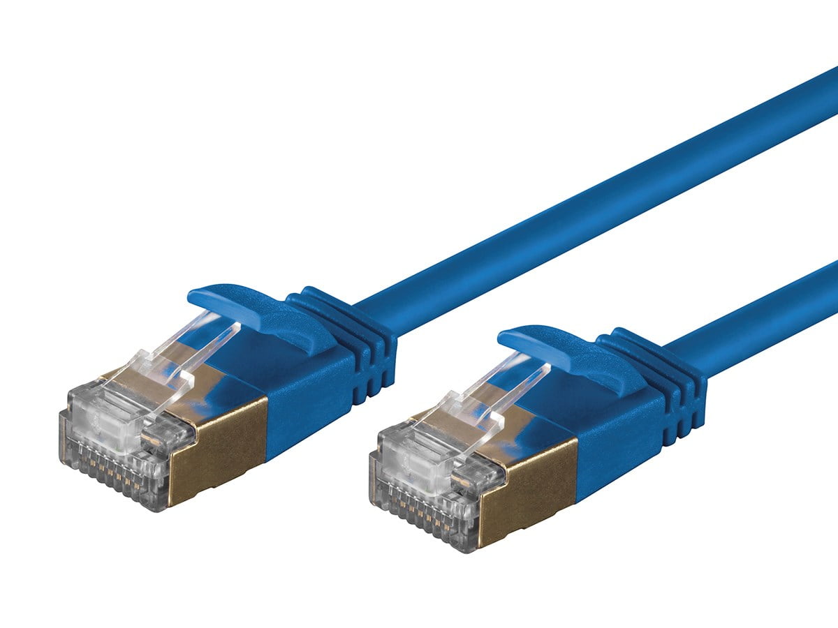 Monoprice SlimRun Cat6A Ethernet Patch Cable - Network Internet Cord ...