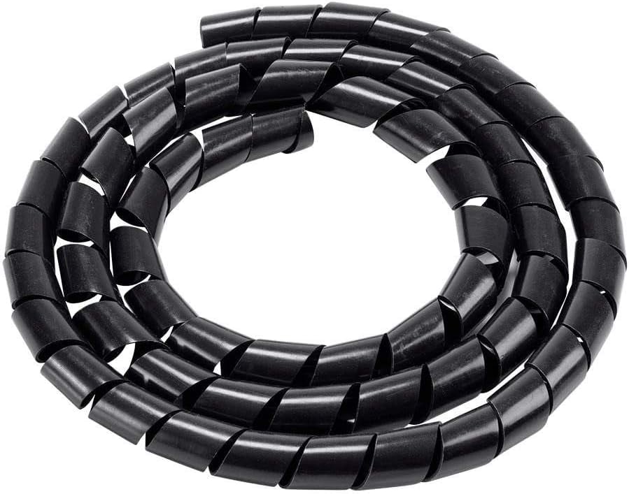 Monoprice Spiral Wrapping Bands - 15mm x 1.5m - Black (3-Pack) for ...