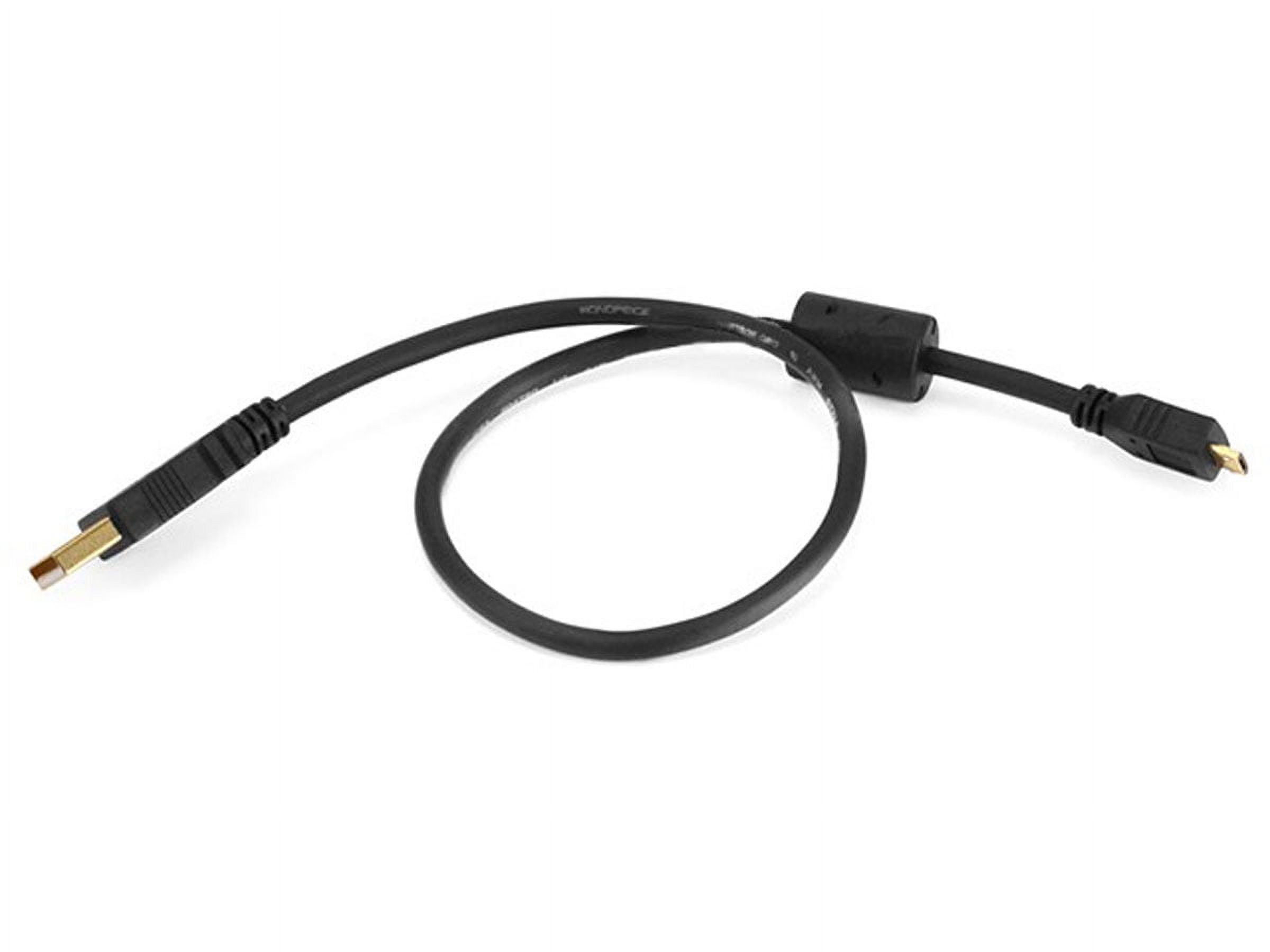 Monoprice Standard USB Cable,Black,18in L 5456 - Walmart.com