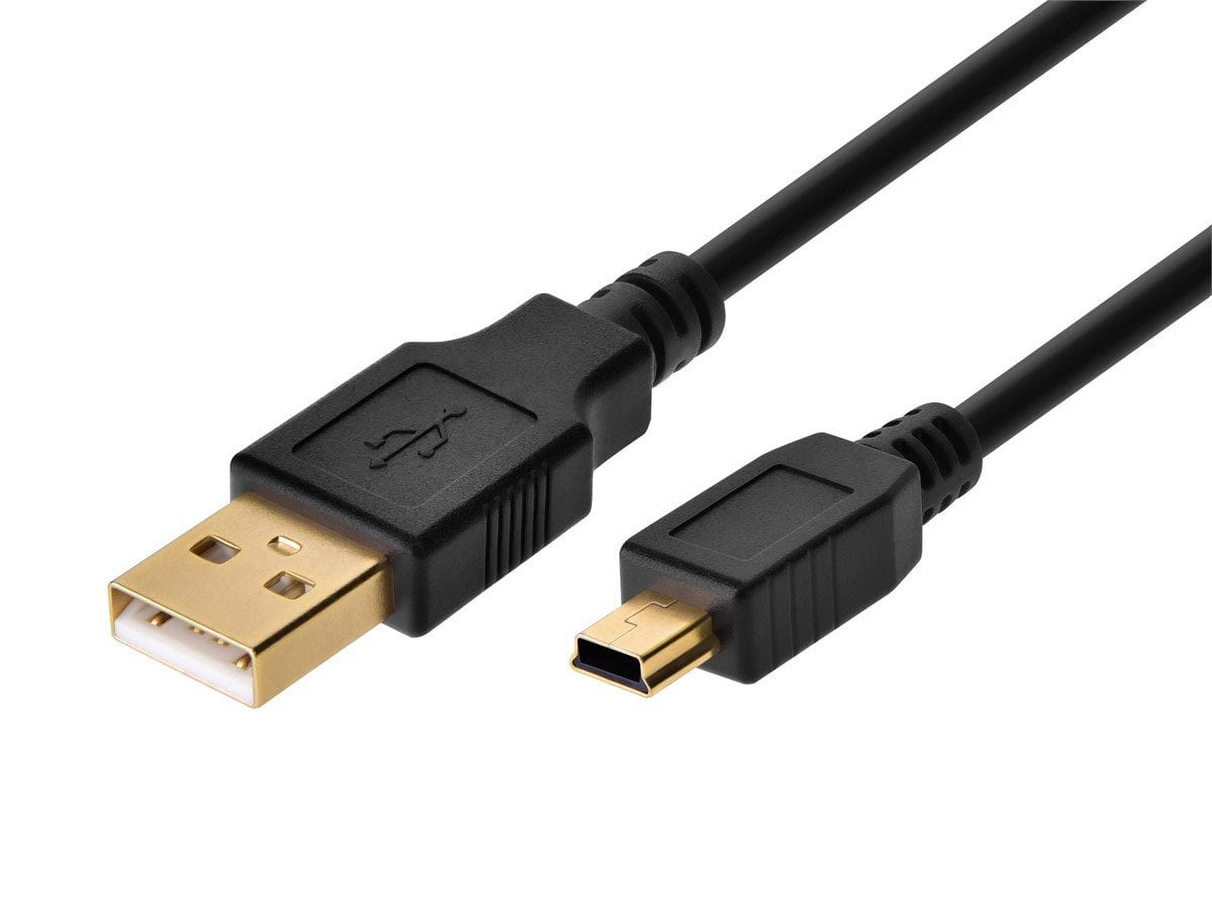 USB A TO MINI-B 5PIN 28/28AWG 3FT - Walmart.com