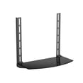 Monoprice, TV Mounted Glass Shelf, Allows Above or Below TV Mounting ...