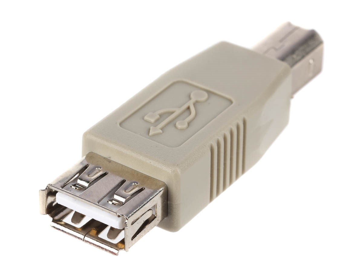 Monoprice USB 2.0 A Female/B Male Adapter - Walmart.com