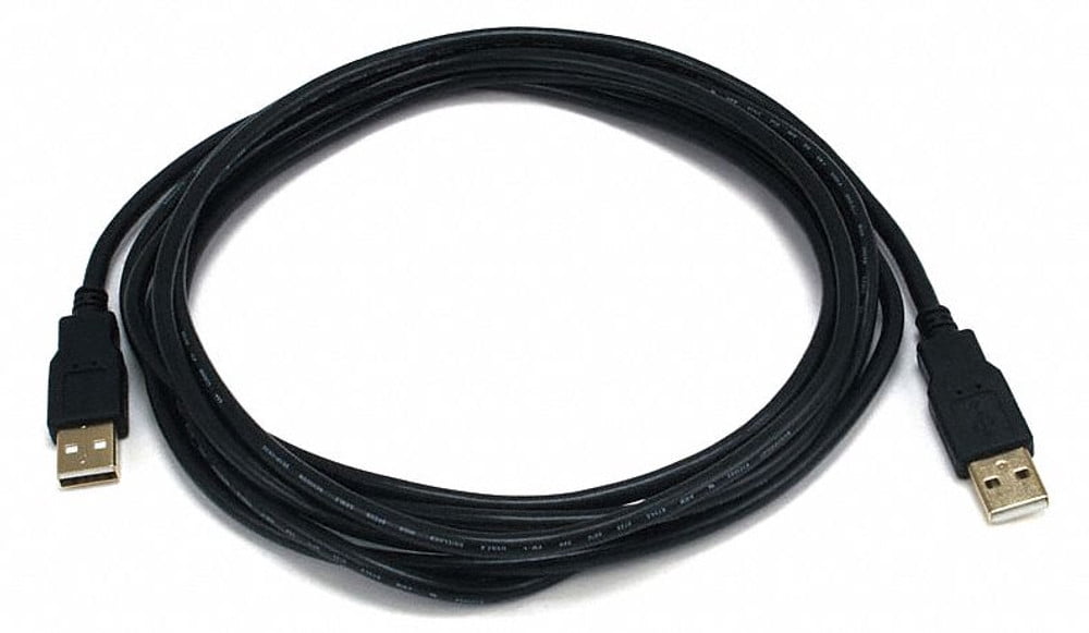 Monoprice USB 2.0 Cable,10 ft.L,Black 5444 5444 ZO-G2150924 - Walmart.com