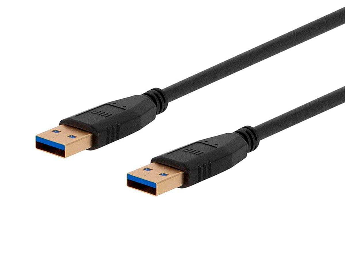Monoprice 3' USB 3.0 Type-A to Type-A Cable, Black Cable - Walmart.com