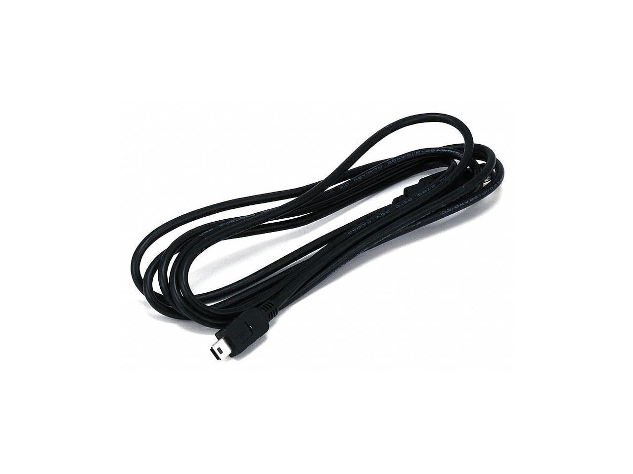 Monoprice USB A to Mini-B 2.0 Cable - 6 Feet - Black | 5-Pin 8/28AWG ...