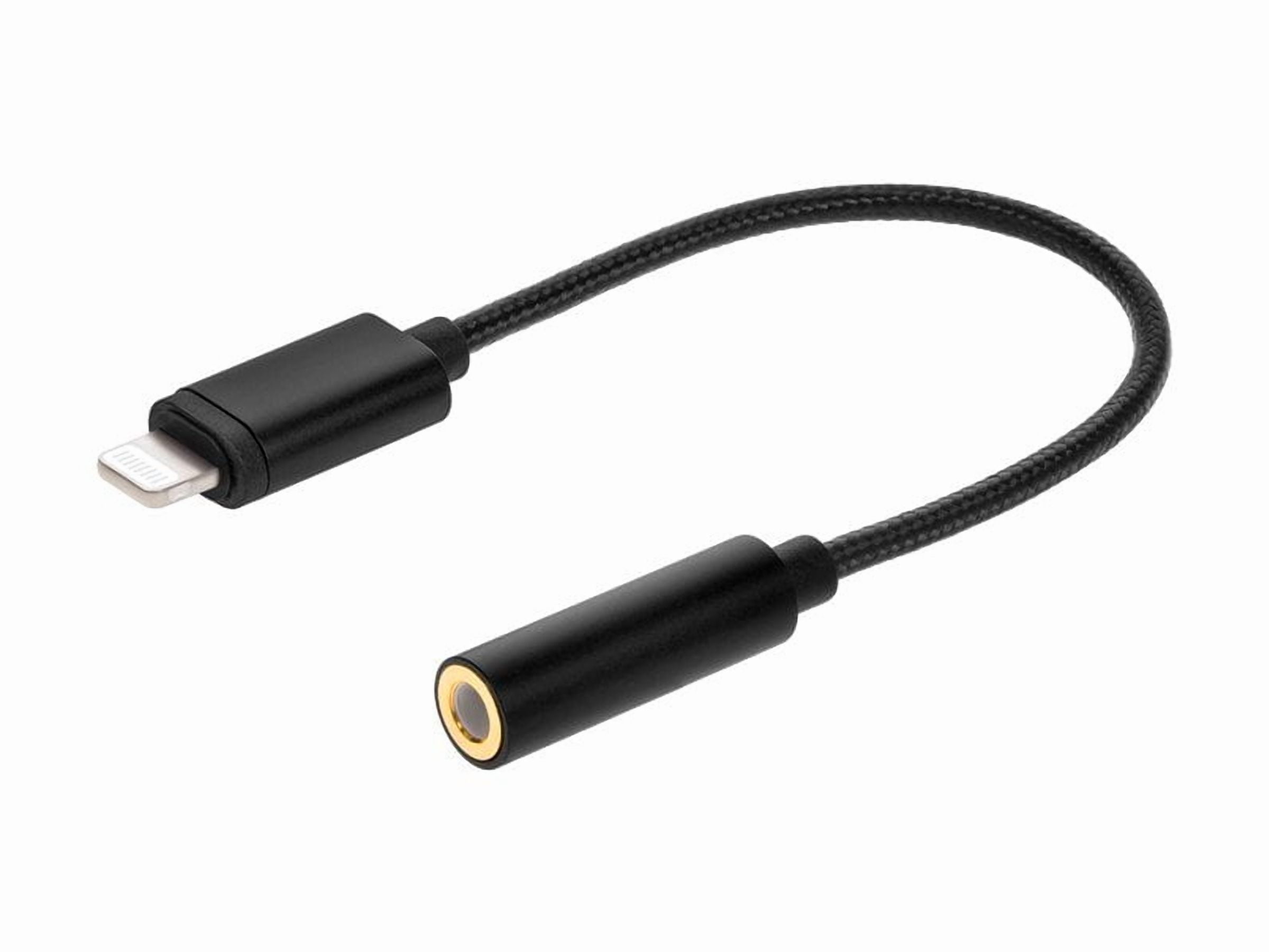 Monoprice USB & Lightning Cable - MFi Certified Lightning to 3.5mm ...