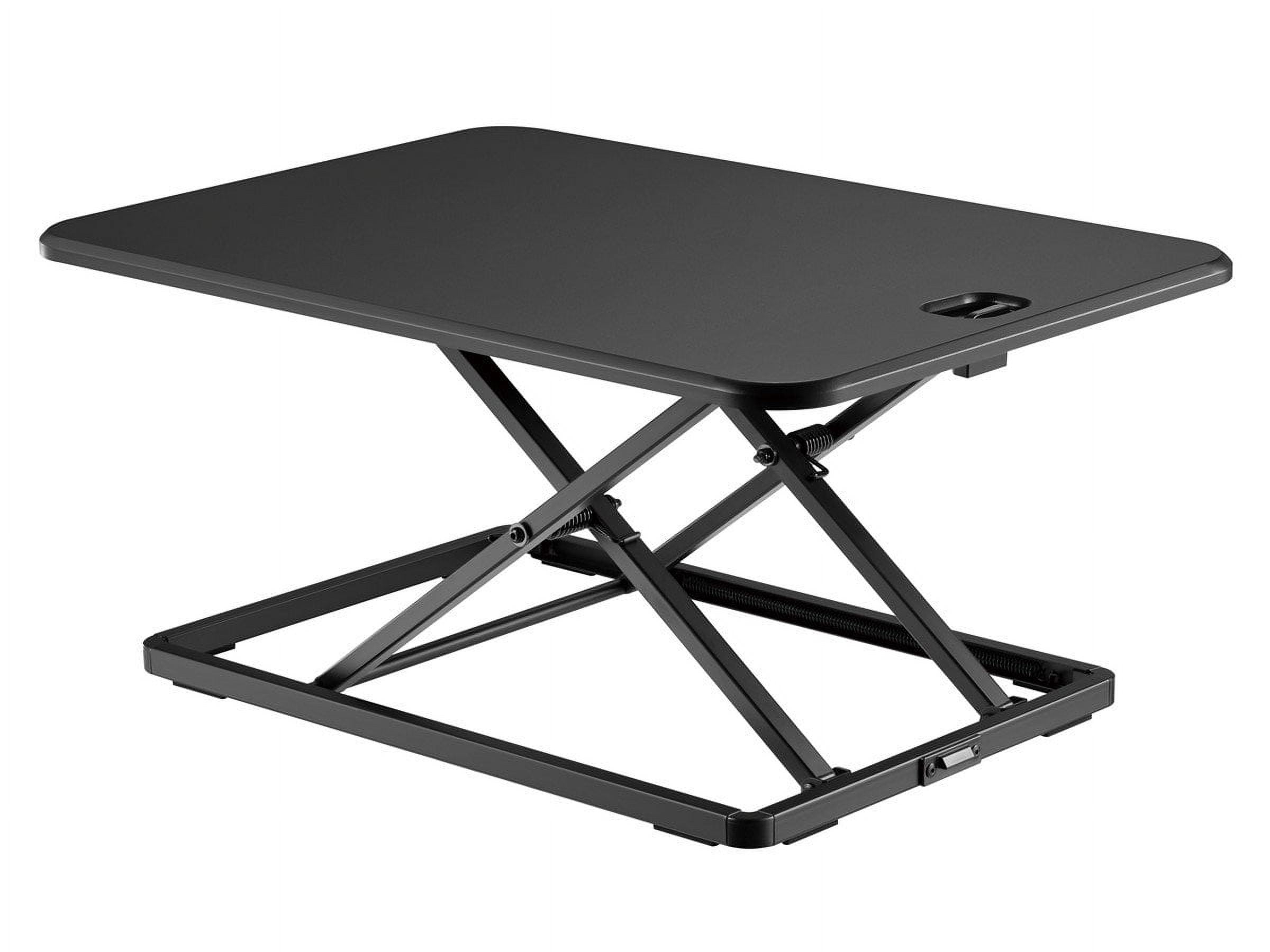 Monoprice 26-Inch Adjustable Sit-Stand Desk Converter, Compact & Height ...
