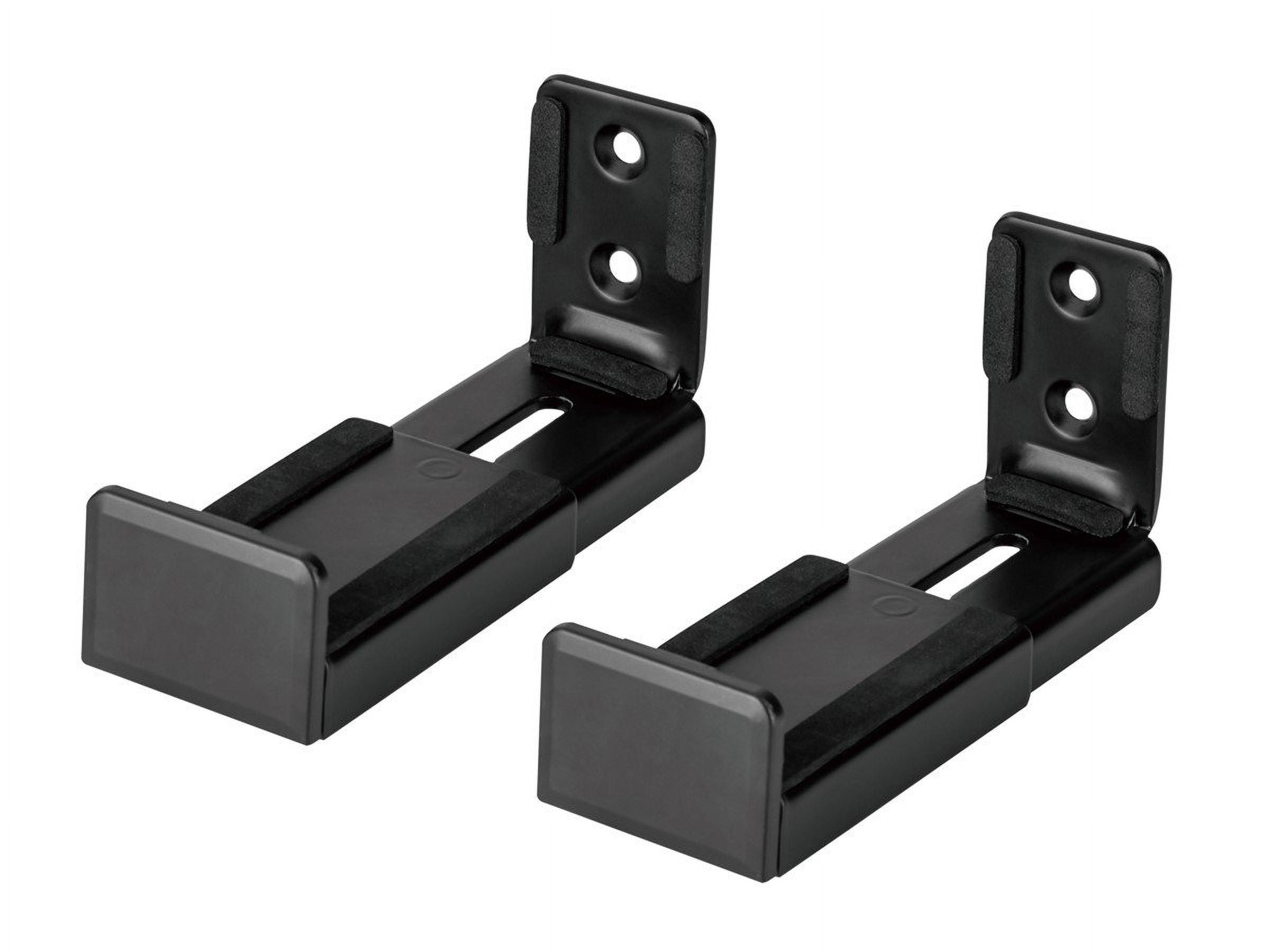 Monoprice Universal Soundbar Wall Mount Brackets, Depth Adjustable ...
