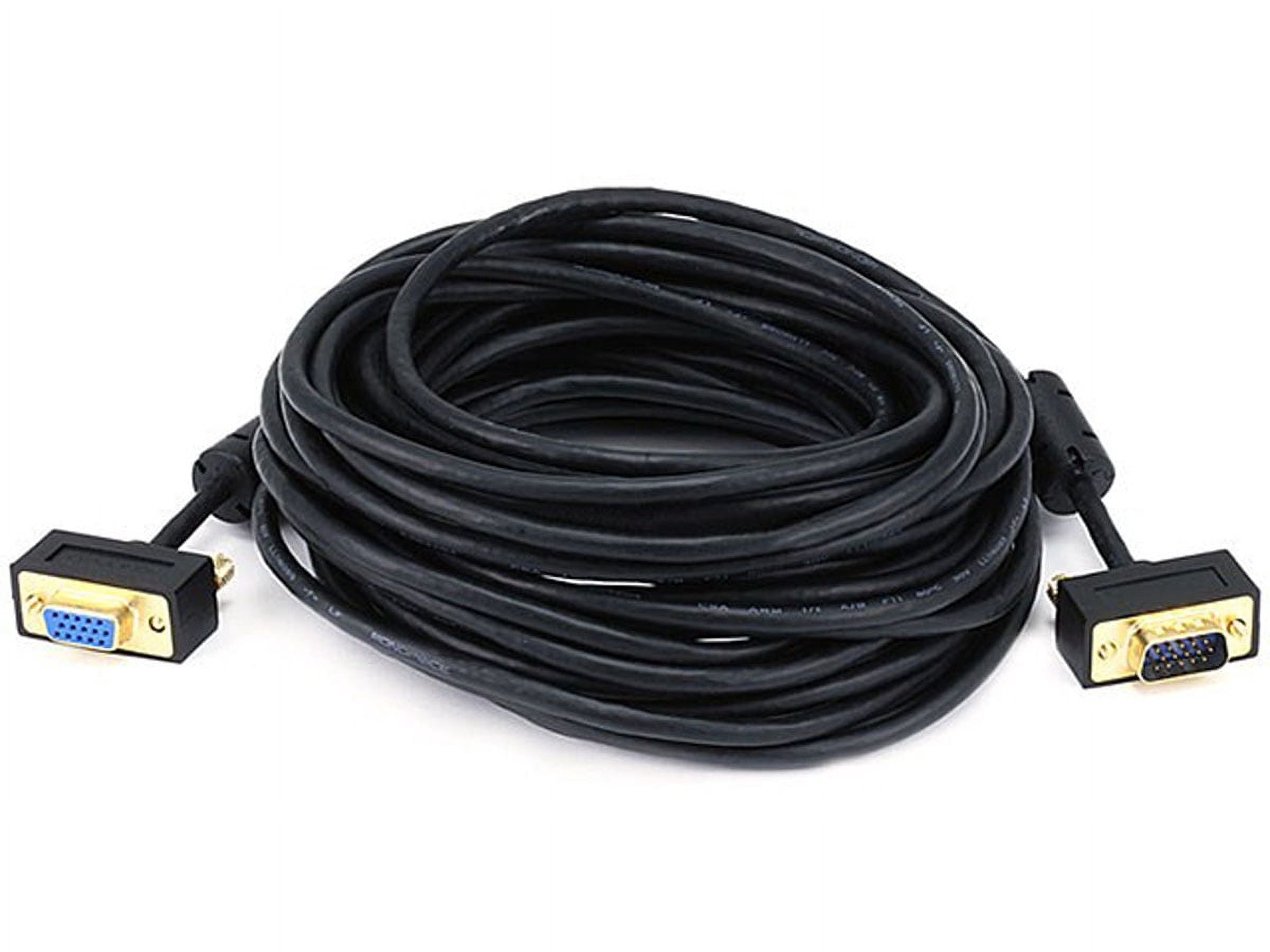 Monoprice Ultra Slim SVGA Super VGA Male to Female Monitor Cable - 35 ...
