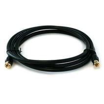 RCA 12' RG-6 Digital Coaxial Cable with Gold Plated F Connectors White ...