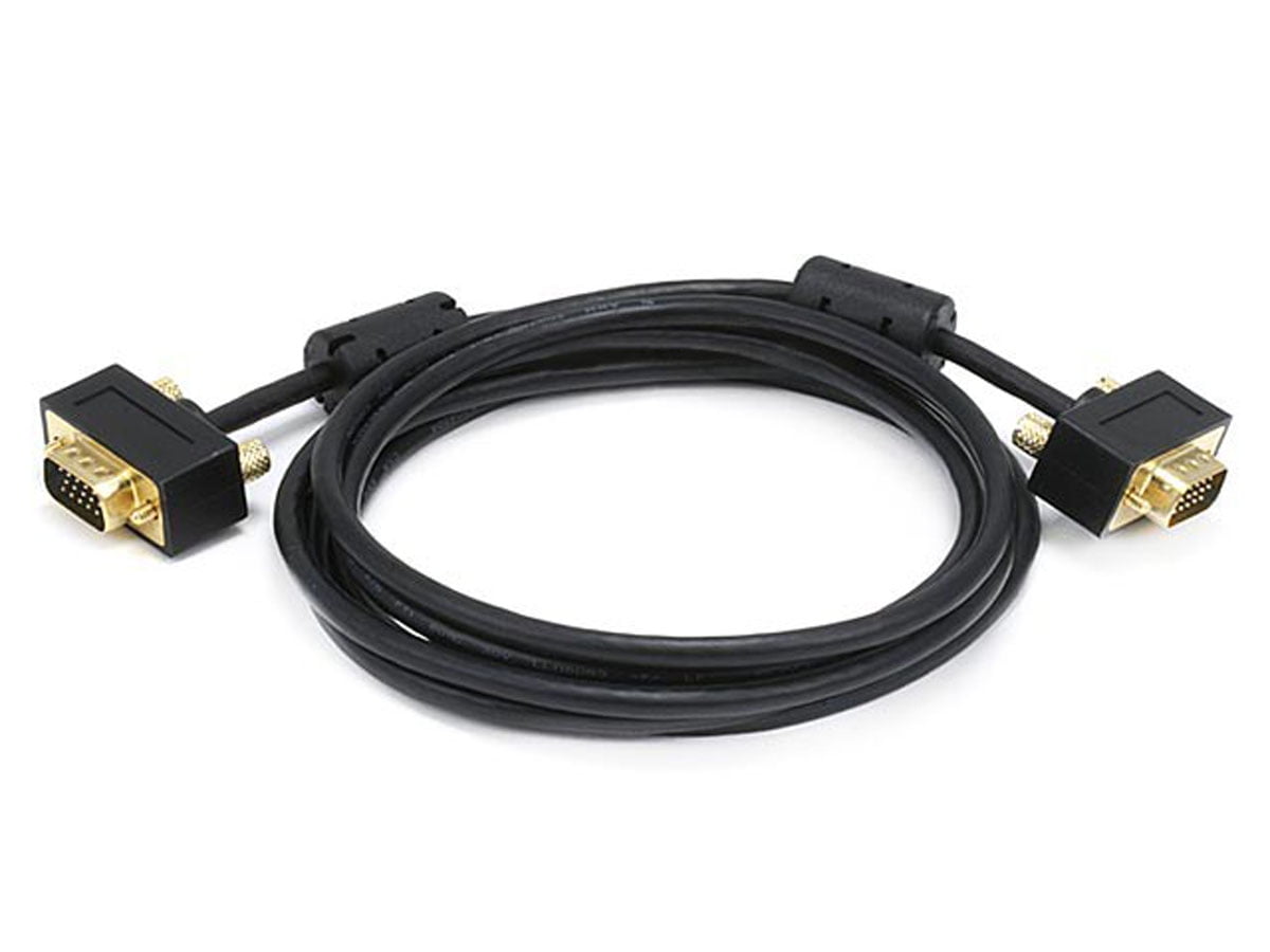Monoprice Ultra Slim SVGA Super VGA Male to Male Monitor Cable - 6 Feet ...