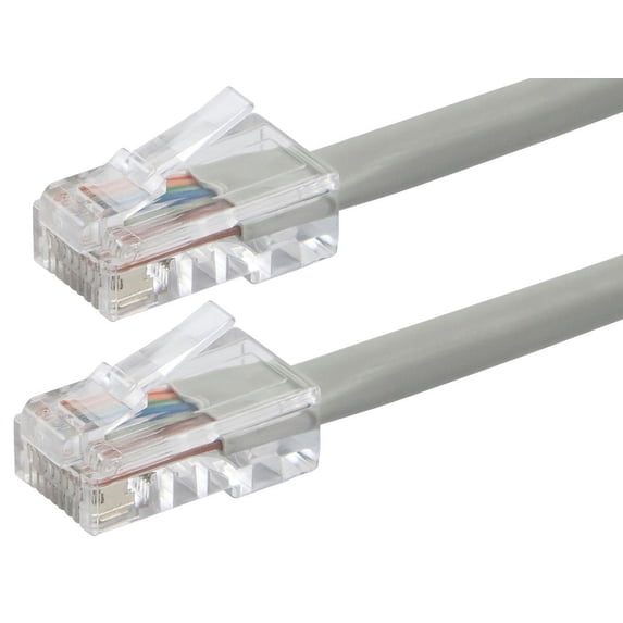 Monoprice Cat6 Ethernet LAN Cable - 50ft, UTP, 550Mhz, 24AWG, ZeroBoot ...