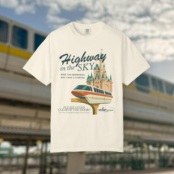 Monorail Transport T-Shirt | Highway in the Sky | Magic Kingdom Family ...