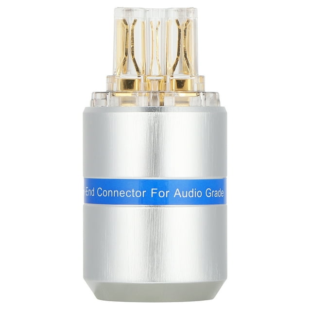 Monosaudio Power Plug Pure Copper 24k Gold‑plated Hifi Audio Connector