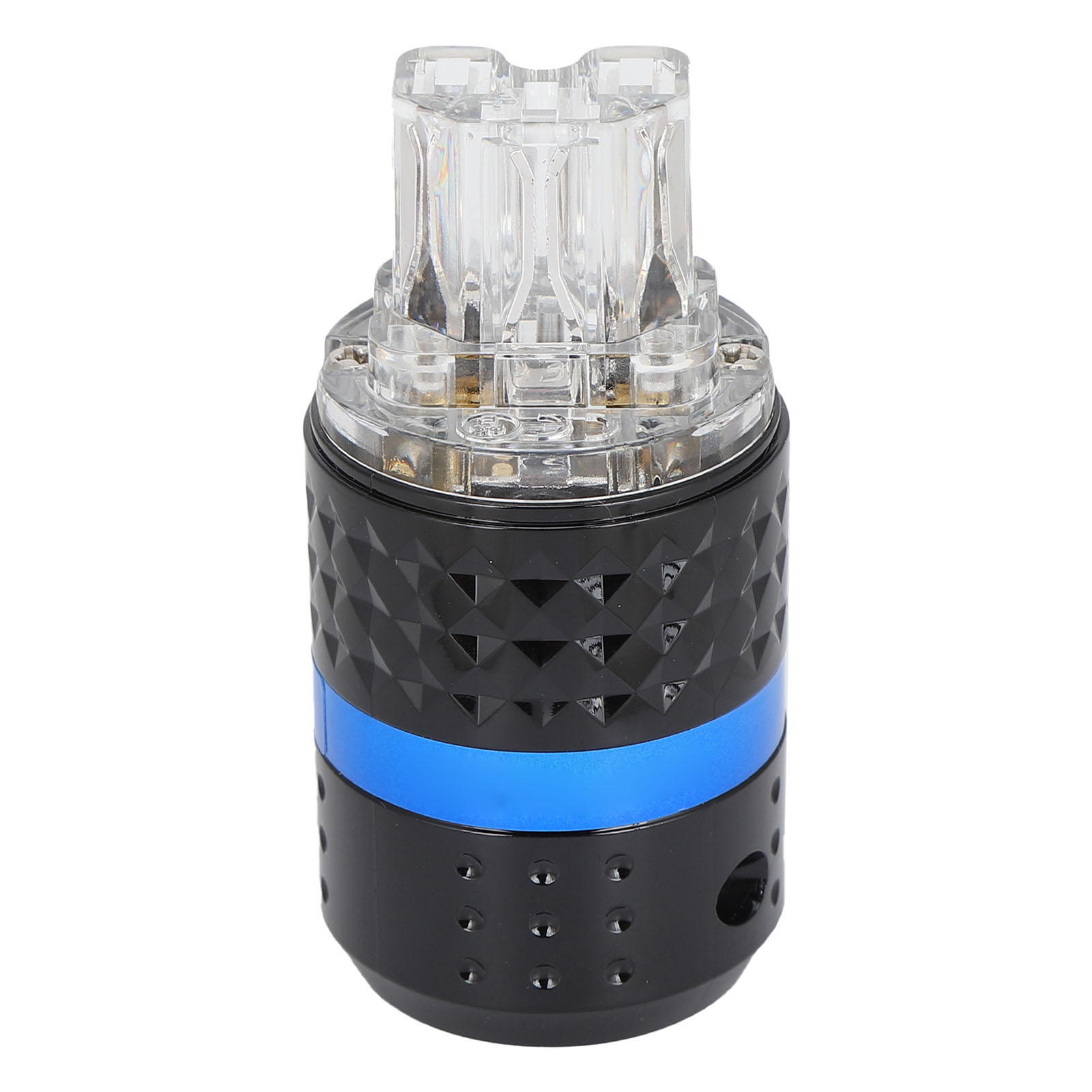 Monosaudio Power Plug Pure Copper Rhodium‑Plated Transparent Audio ...