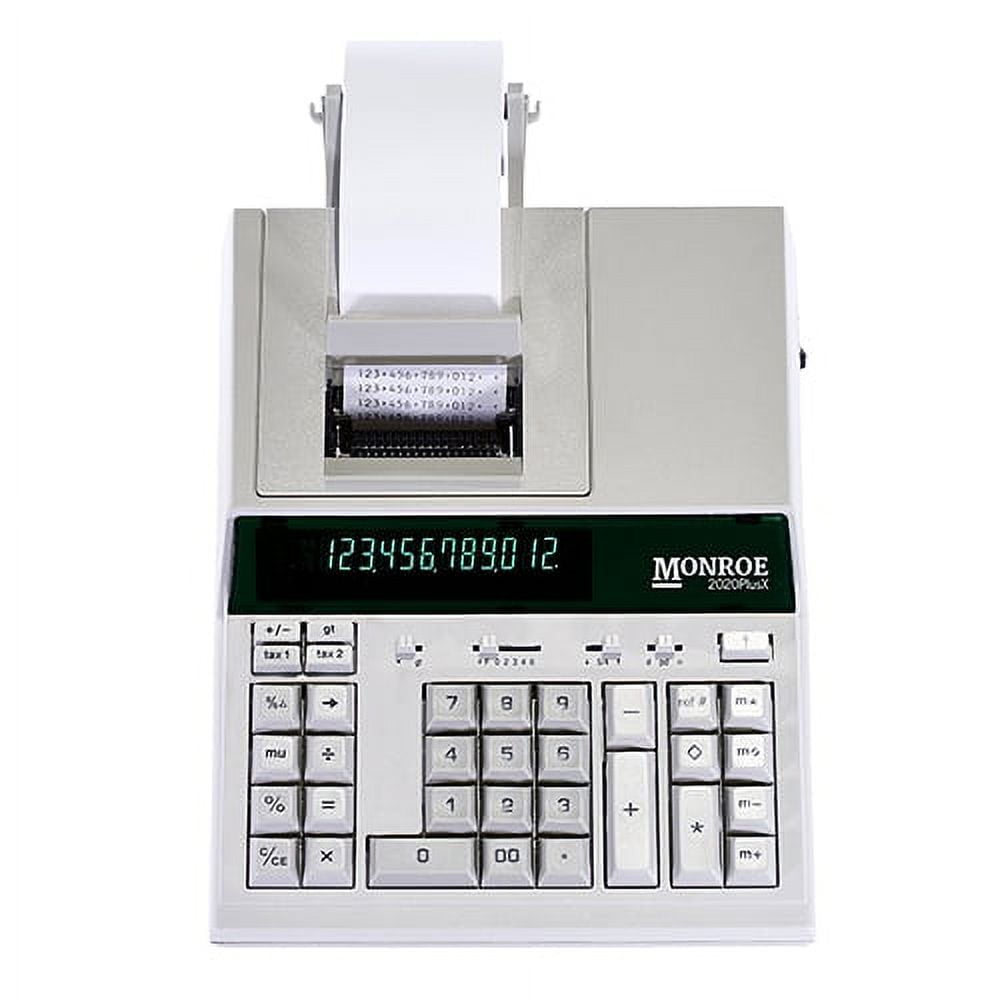 Monroe 2020PlusX 12-Digit Desktop Display Medium-Duty Color Printing ...