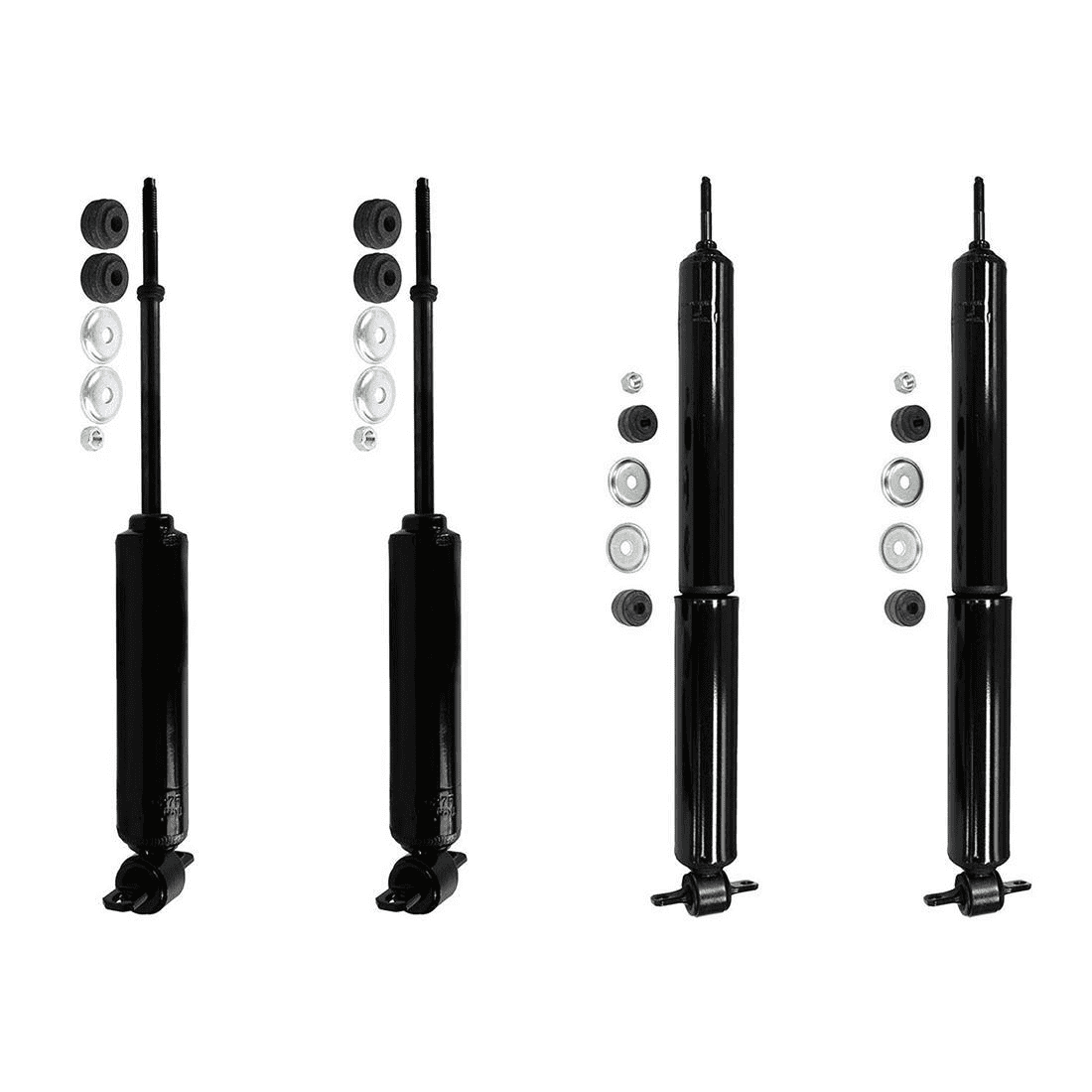 Monroe 4PCS Shocks Front and Rear Shock Absorber Automotive Replacement ...