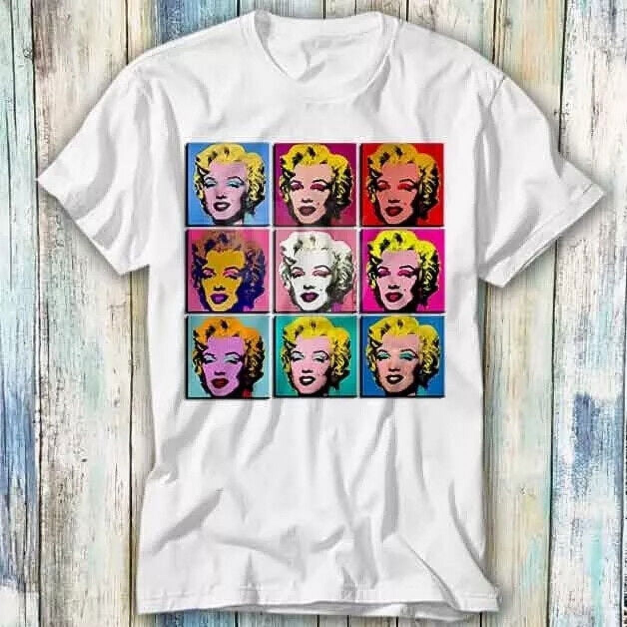 Monroe Collage Pop Art Selfie T Shirt Meme Gift Top Tee - Walmart.com