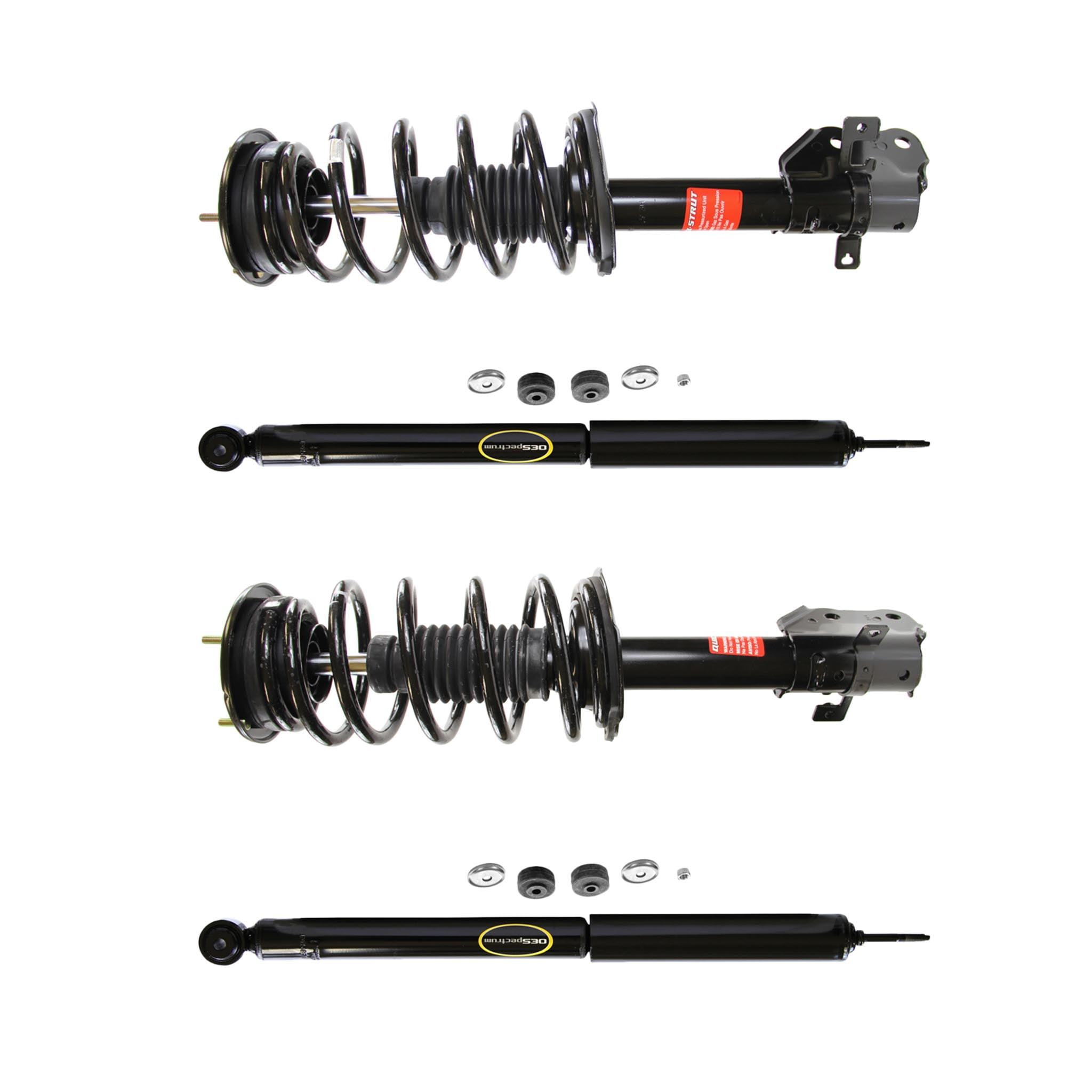 Monroe Front Rear Shocks & Struts Set For Ford Edge & Lincoln MKX AWD ...