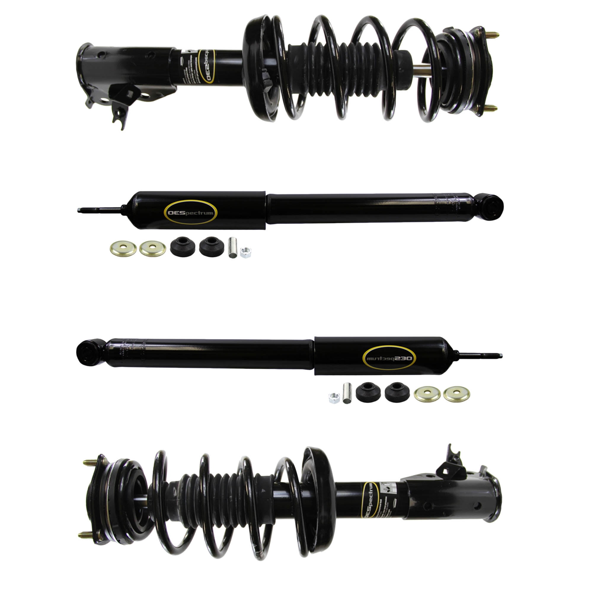 Monroe Front Rear Shocks & Struts Set For Honda Civic 1.8L 2-Door Coupe ...