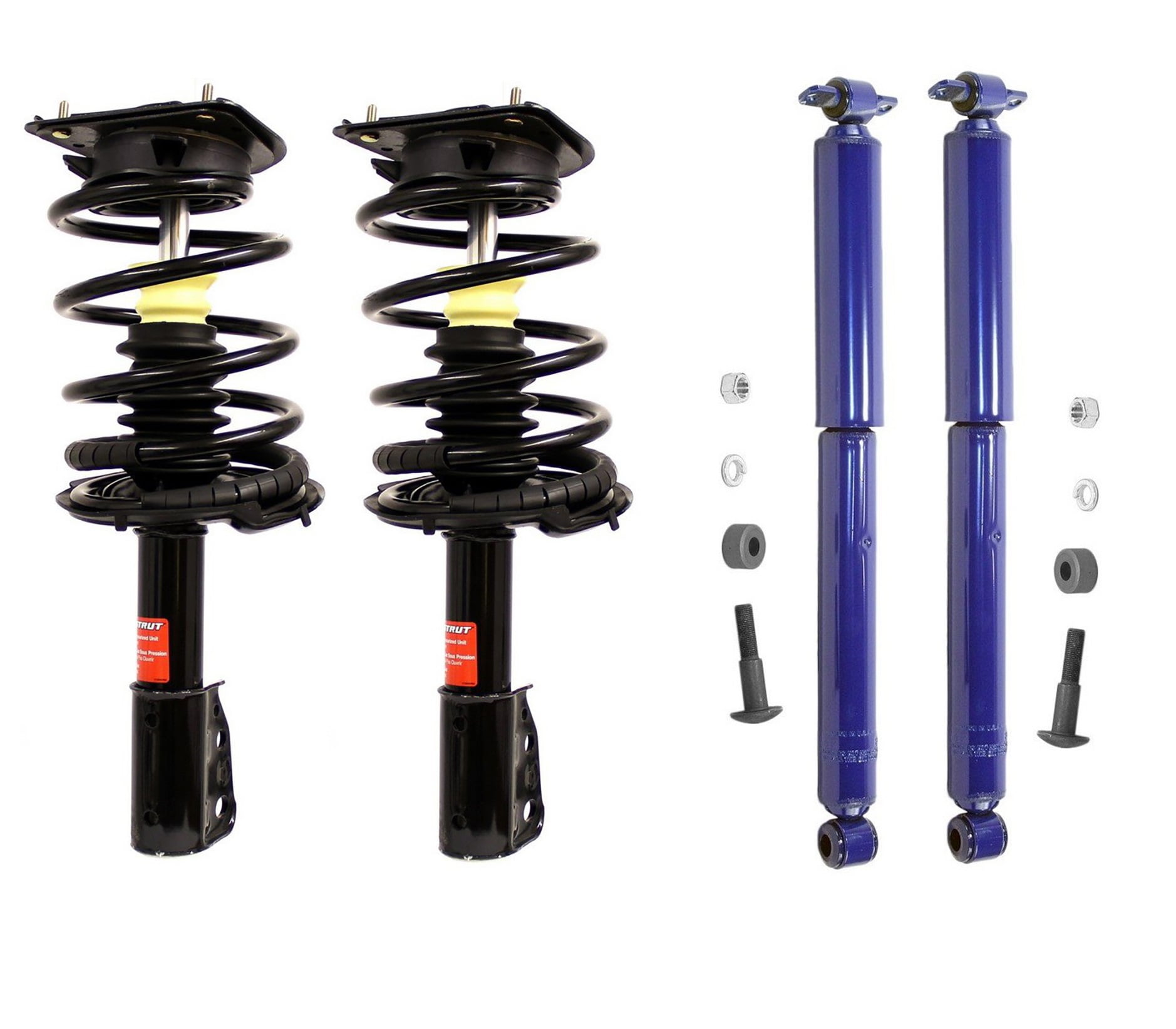 Monroe Front Struts Coil Springs And Rear Shocks Kit For Commercial
