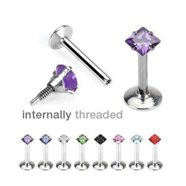 Labret Monroe Studs 14G & 16G Surgical Steel Randomly Styles Lot Of 10 ...