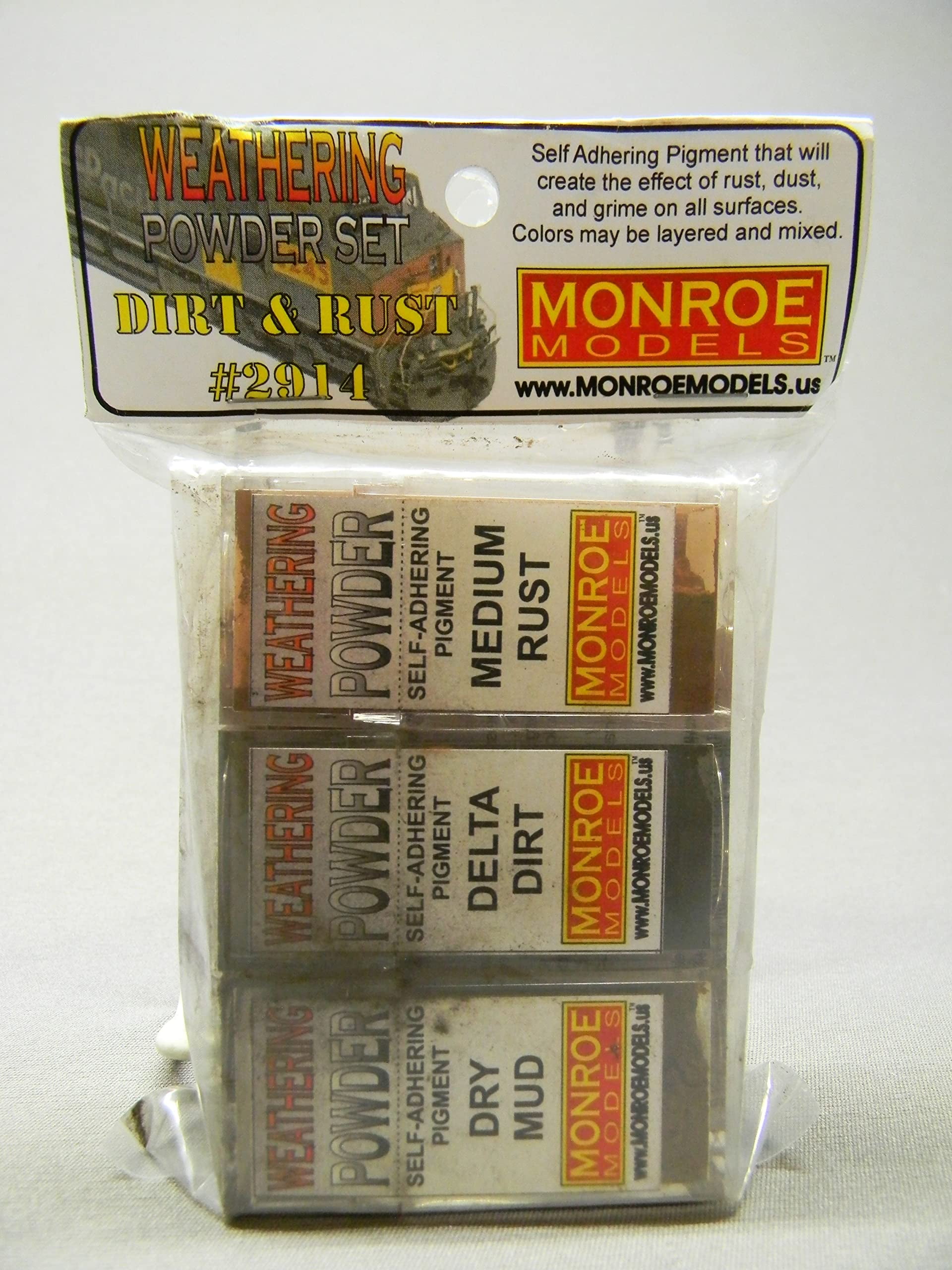 Monroe Models Weathering Powder 3 Pack - Dirt & Rust - Walmart.com