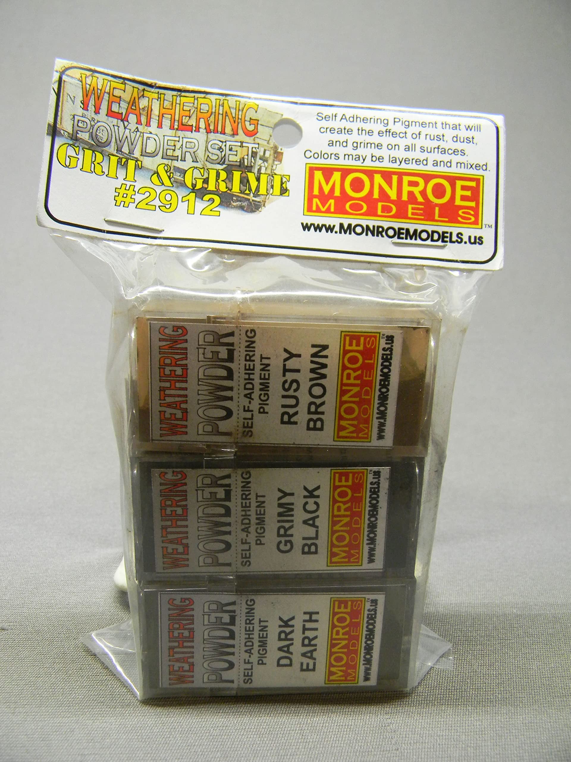 Monroe Models Weathering Powder 3 Pack - GRIT & Grime - Walmart.com