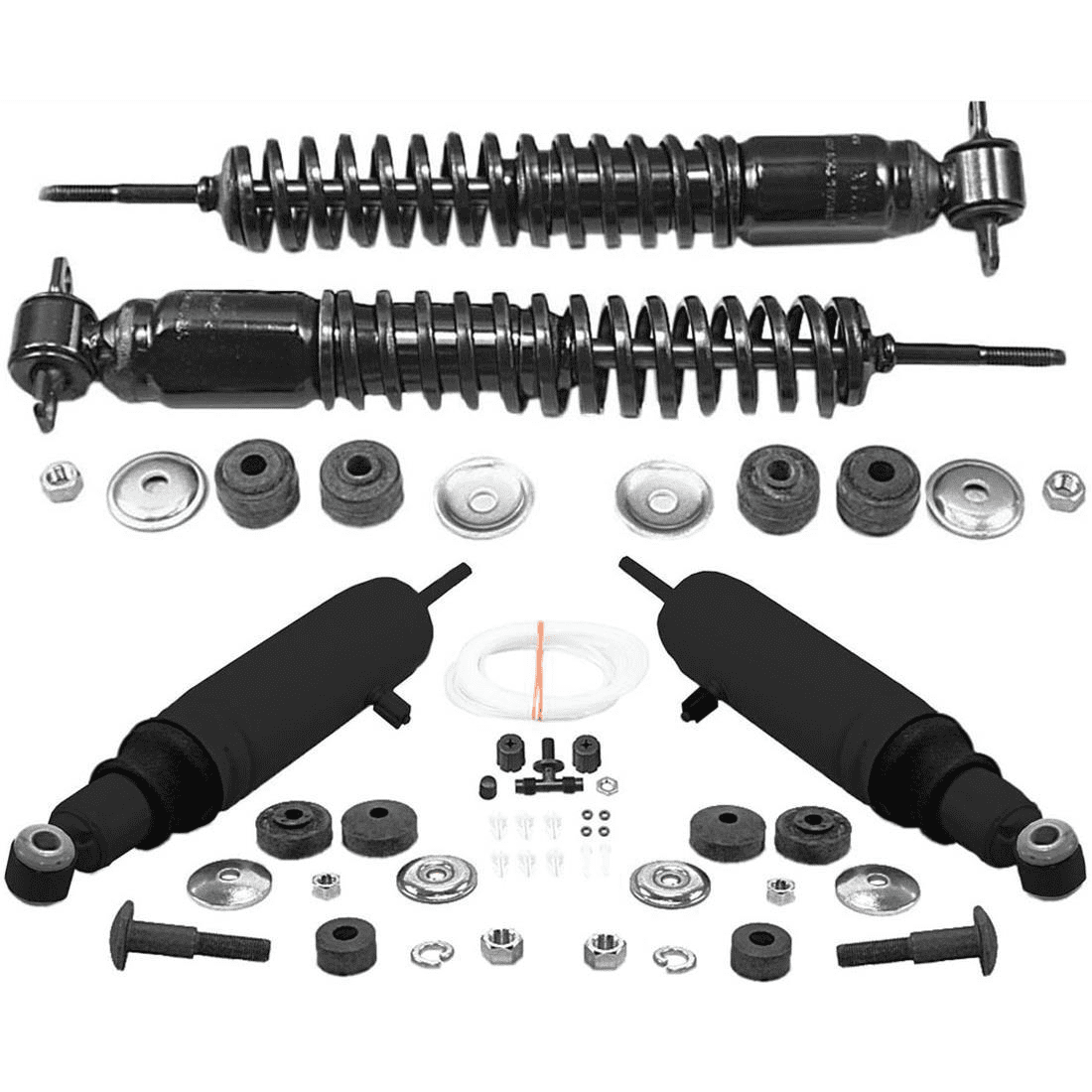Monroe Shock Absorbers - Set of 4 Shocks Front and Rear, Shock Absorber ...
