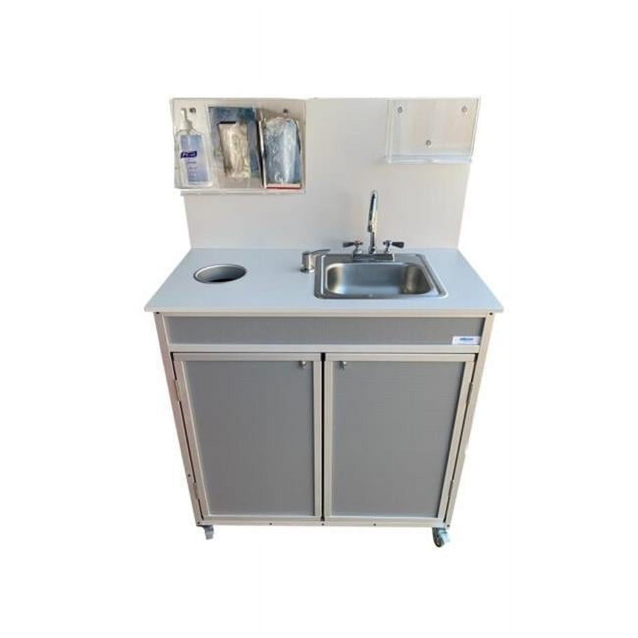 Monsam Enterprises HWS-009S 6 in. Portable Handwashing & Santizing ...
