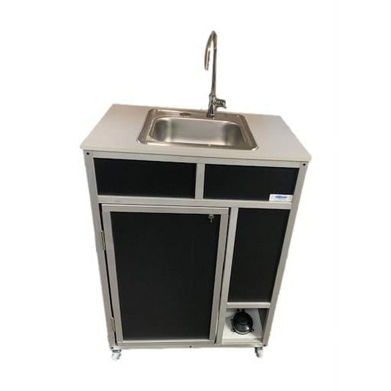 Monsam Enterprises PSF-101A Single Basin Self Contained Portable Sink ...