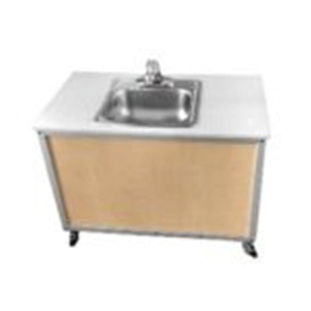 Monsam Toddler Single Basin Portable Sink - Maple - 22 in. - Walmart.com