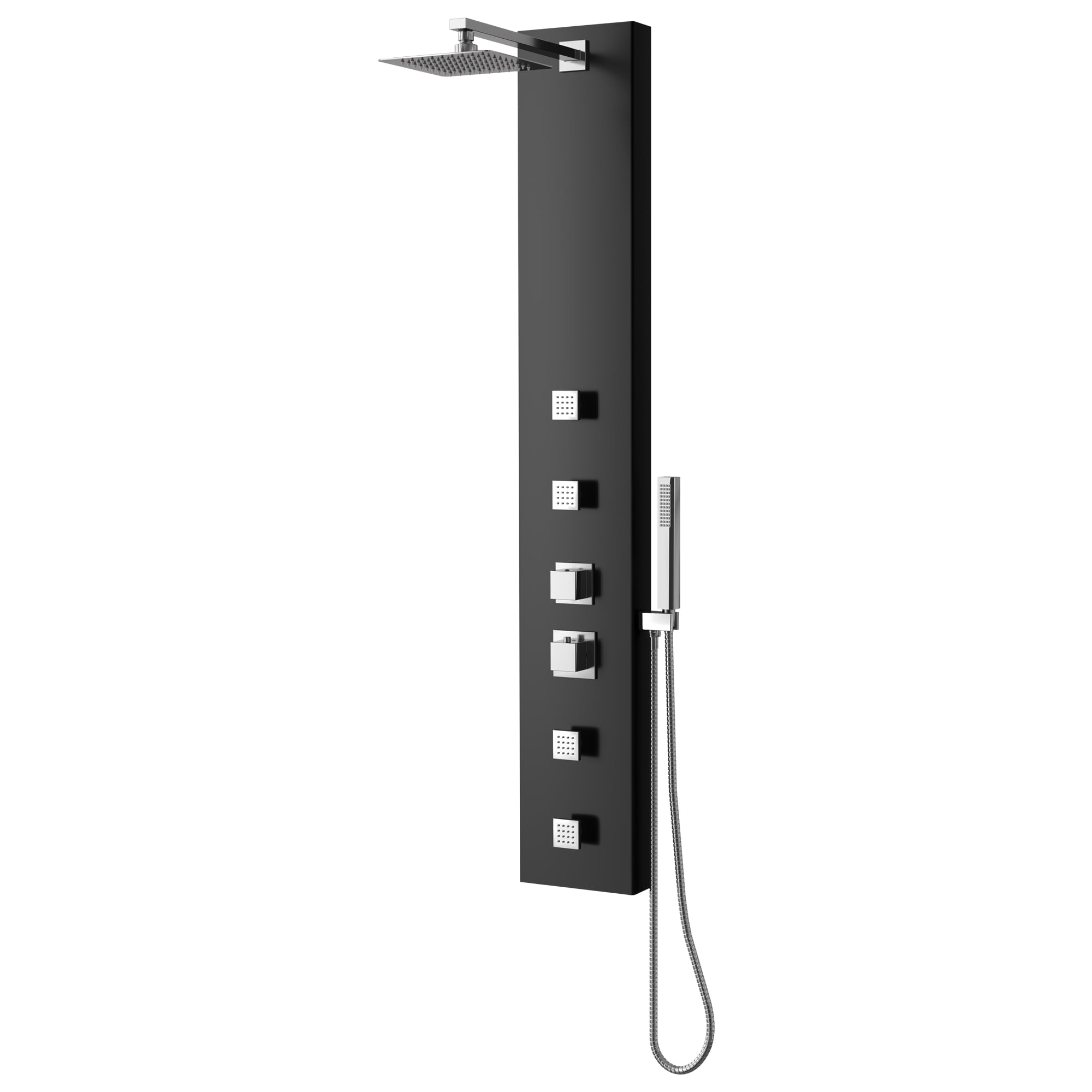 Monsoon 57 in. 4-Jetted Full Body Shower Panel System with Heavy Rain ...