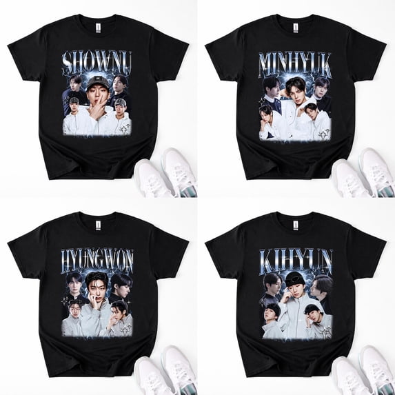 Monsta X Unfold Album Graphic T-Shirt, Growing Pains Unisex Tee ...
