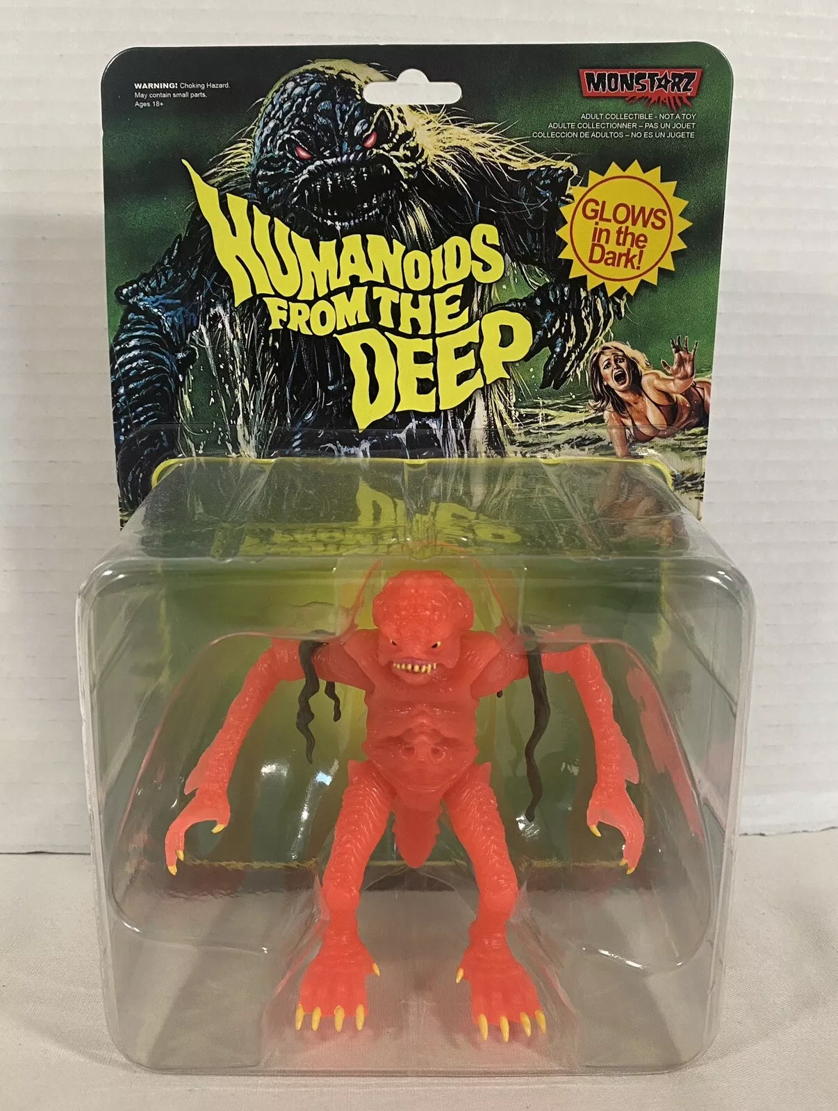 Monstarz Humanoids from the Deep 3.75" Scale Retro Figure Blood Beach ...