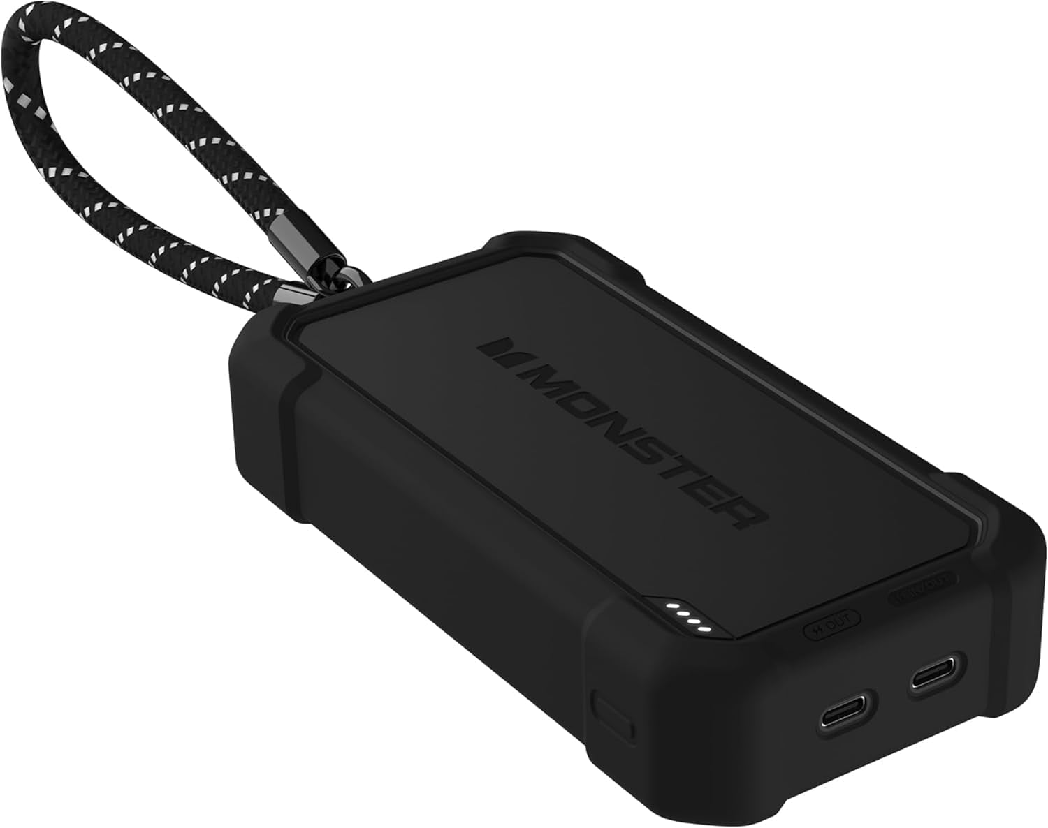 Monster 20000mAh Power Grid Pro Power Bank, 65W Fast Charging, Dual USB ...