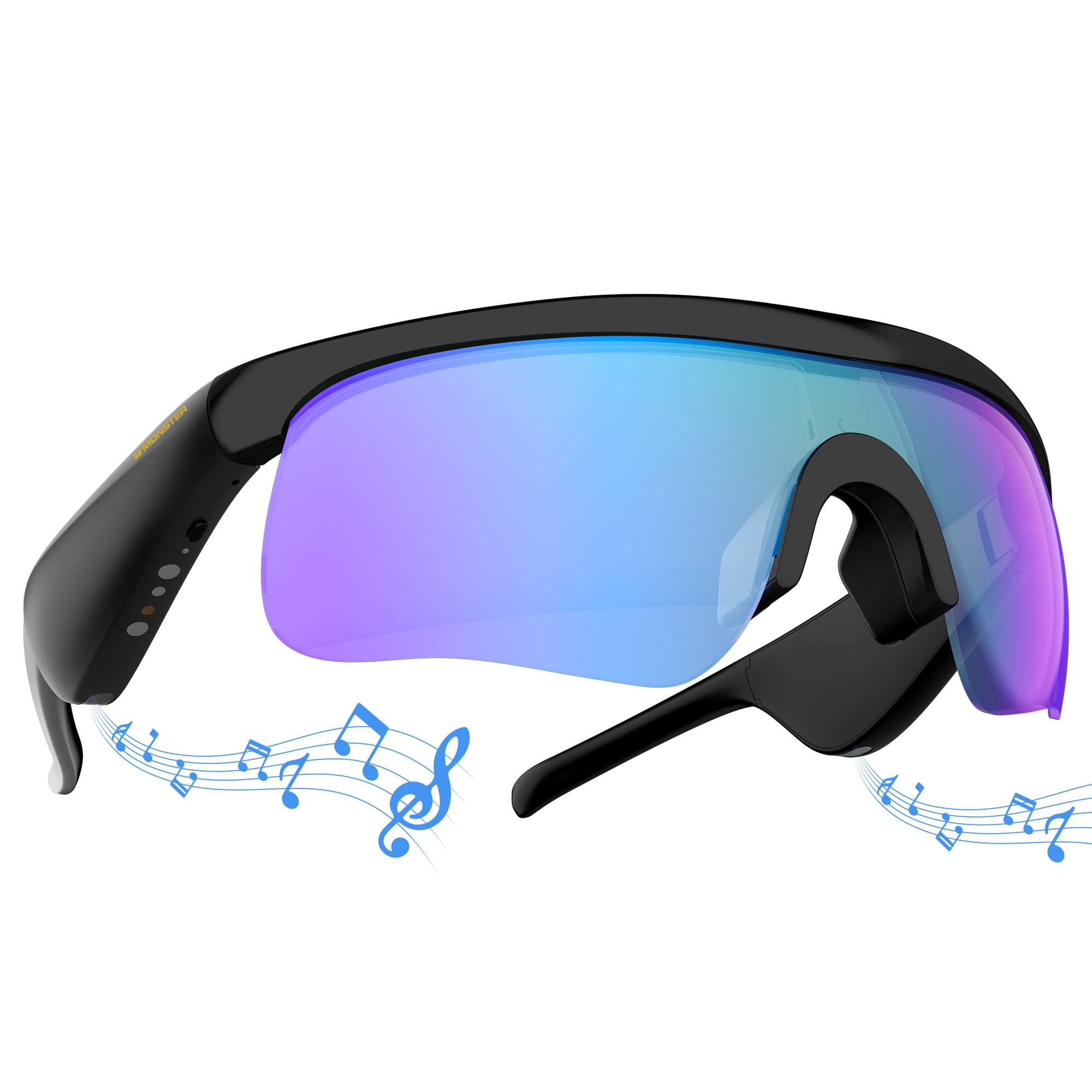 Monster 2025 Upgraded Smart Bluetooth Glasses for Men Women,Bluetooth 5 ...
