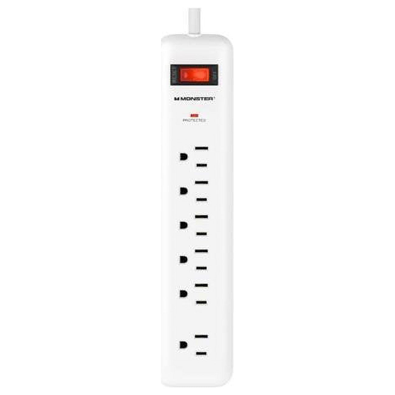 Monster 3001104 8 ft. 6 Outlets Power Strip with Surge Protection ...