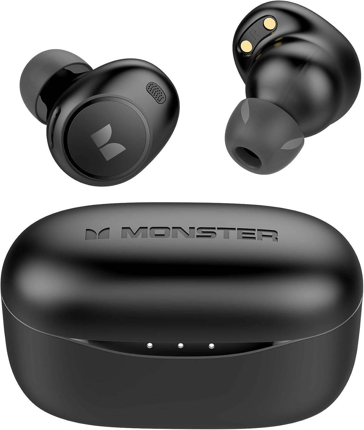 Monster Achieve 300 AirLinks Wireless Earbuds (Black Grey color ...