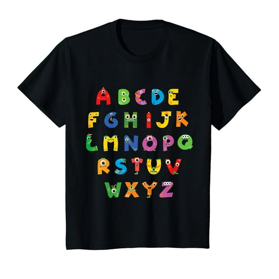Monster Alphabet Learning Alphabet Letters ABC's School T-Shirt ...