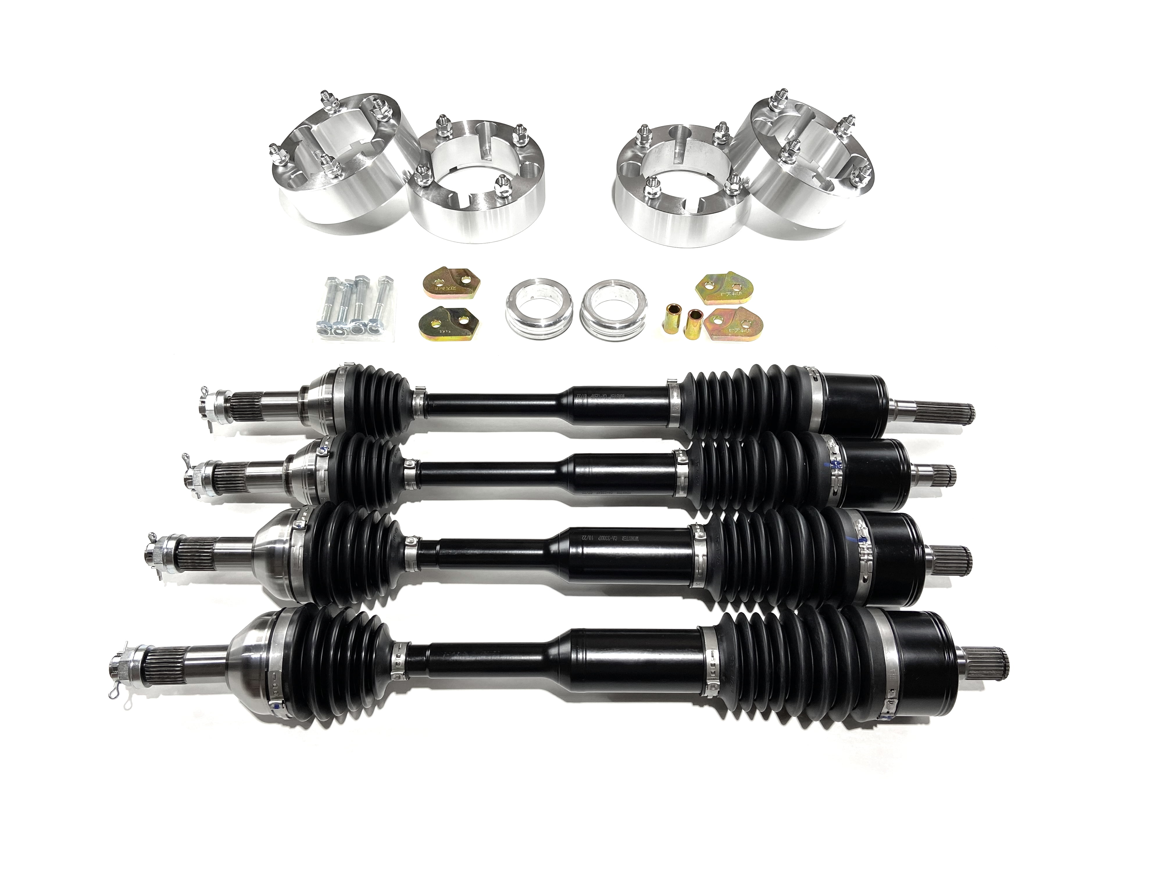 "Monster Axles 2"" Lift Set with Wheel Spacers for Can-Am Defender HD8 ...
