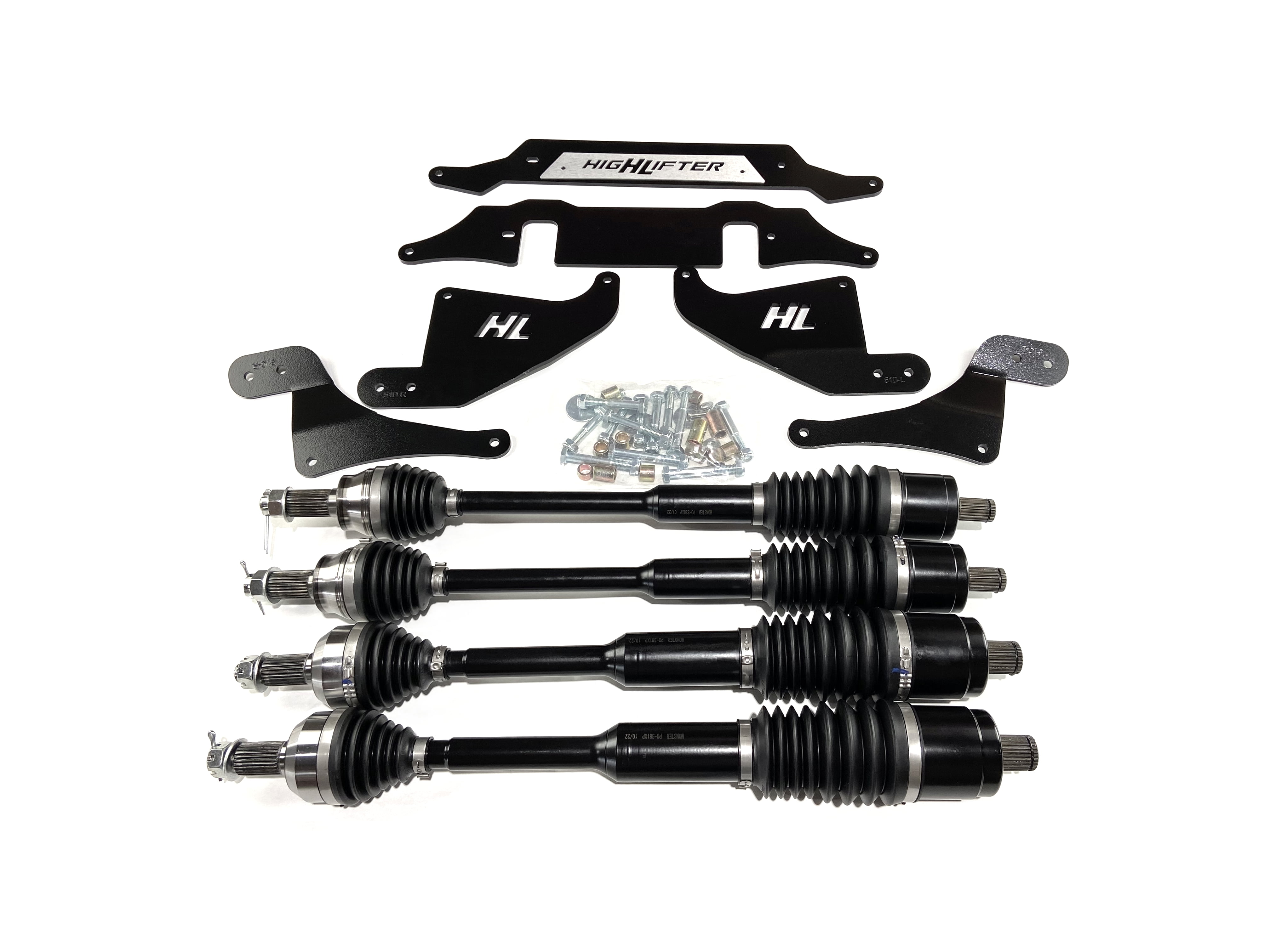 Monster Axles Set with 2" Lift Kit for Polaris RZR S 900 & RZR S 1000 ...