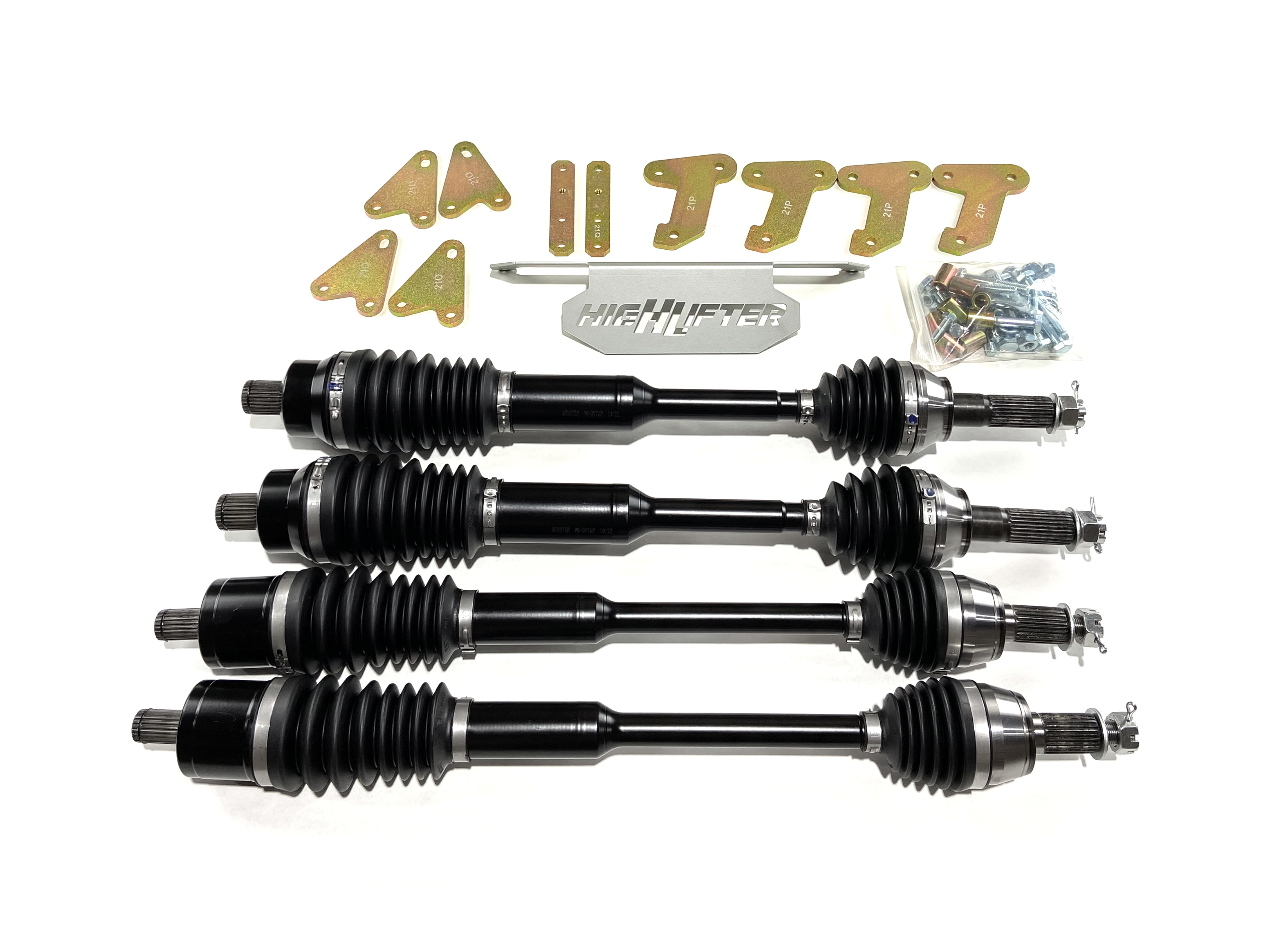 Monster Axles Set with 4" Lift for Polaris Ranger 1332637, 1332947, XP ...