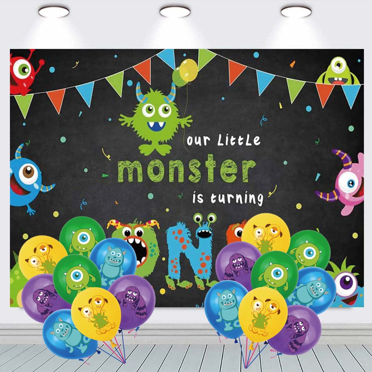 Monster Bash Taspestry Poster Banner Backdrop Background Birthday ...