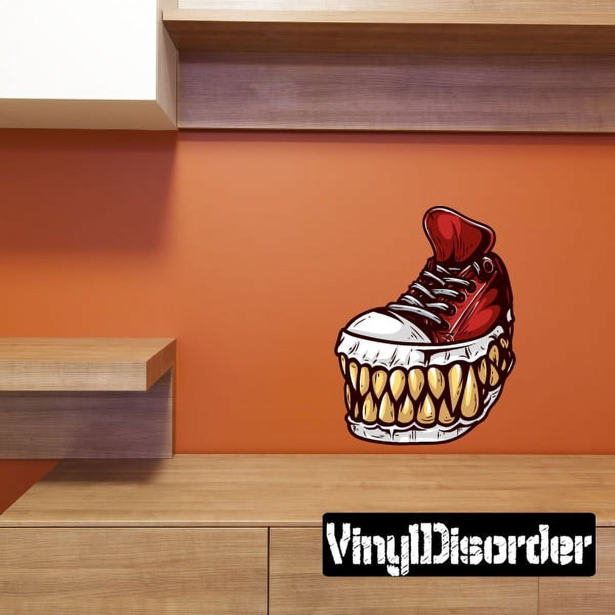 Monster Basketball Shoe Wall Decal - Vinyl Car Sticker - Uscolor012 ...