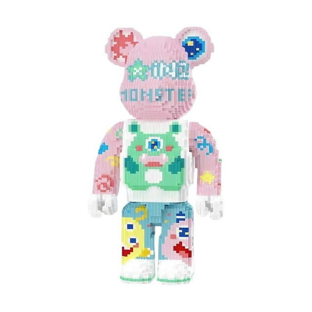 Monster Bear 3D Building Blocks By TOPBLOCK – 14315PCs Fierce Colorful ...