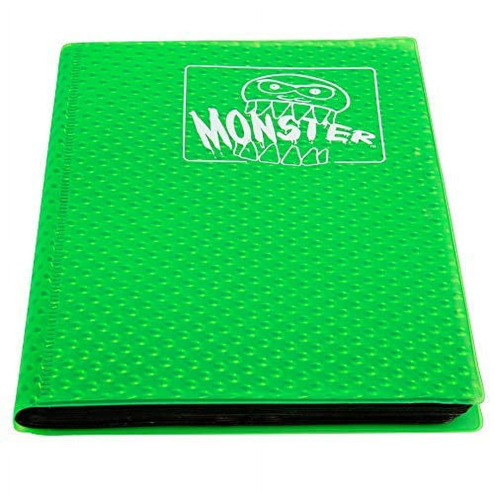 Monster Binder - 4 Pocket Trading Card Album - Holofoil Green (Anti ...