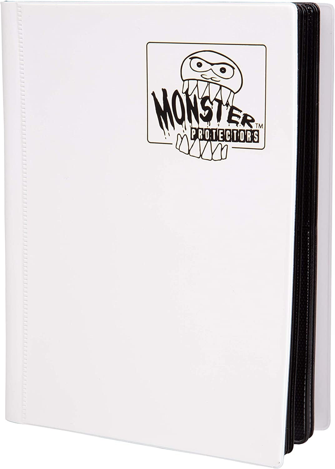 Monster Binder - 4 Pocket Trading Card Album - Matte White (Anti-theft ...