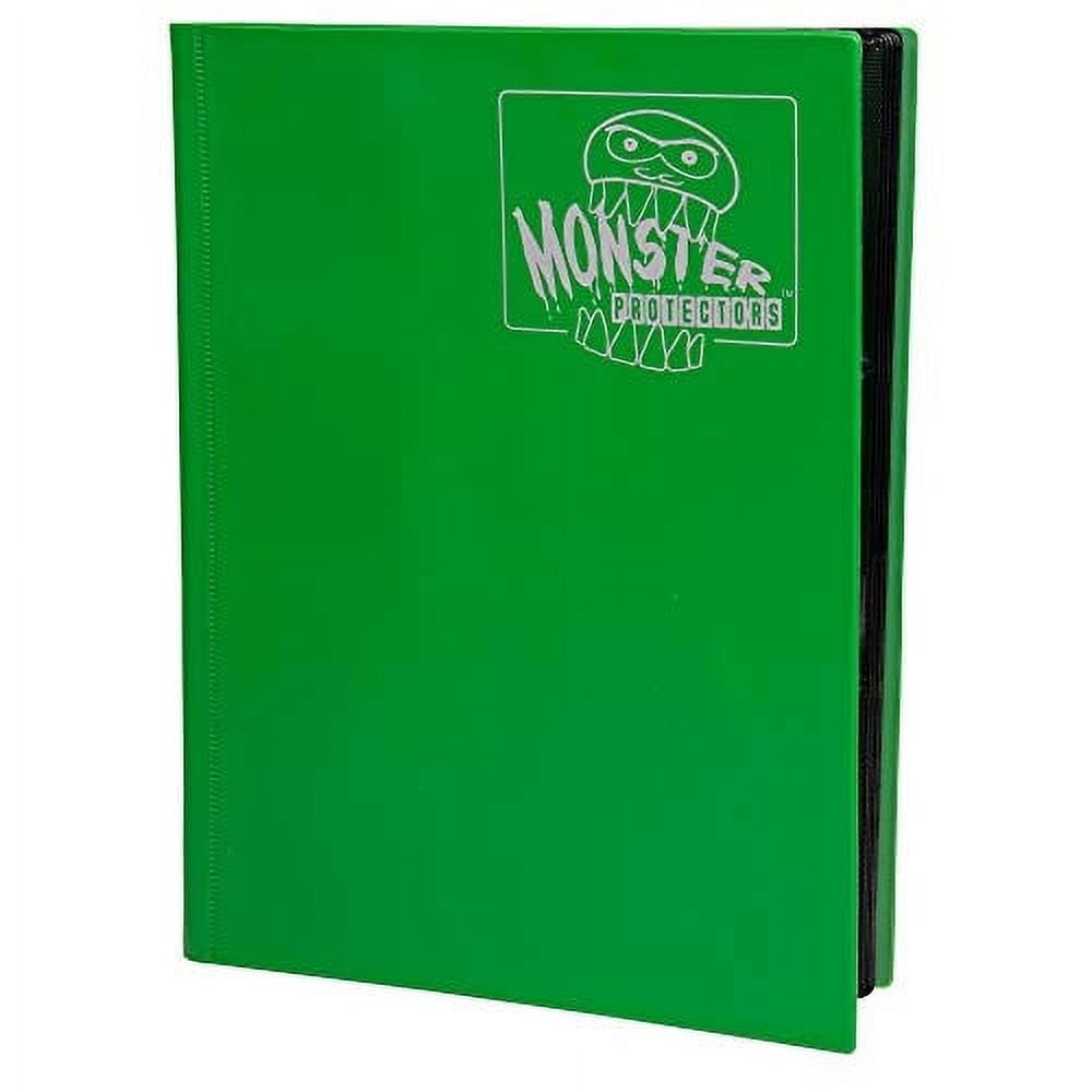 Monster Binder - 9 Pocket Trading Card Album - Matte Emerald Green ...