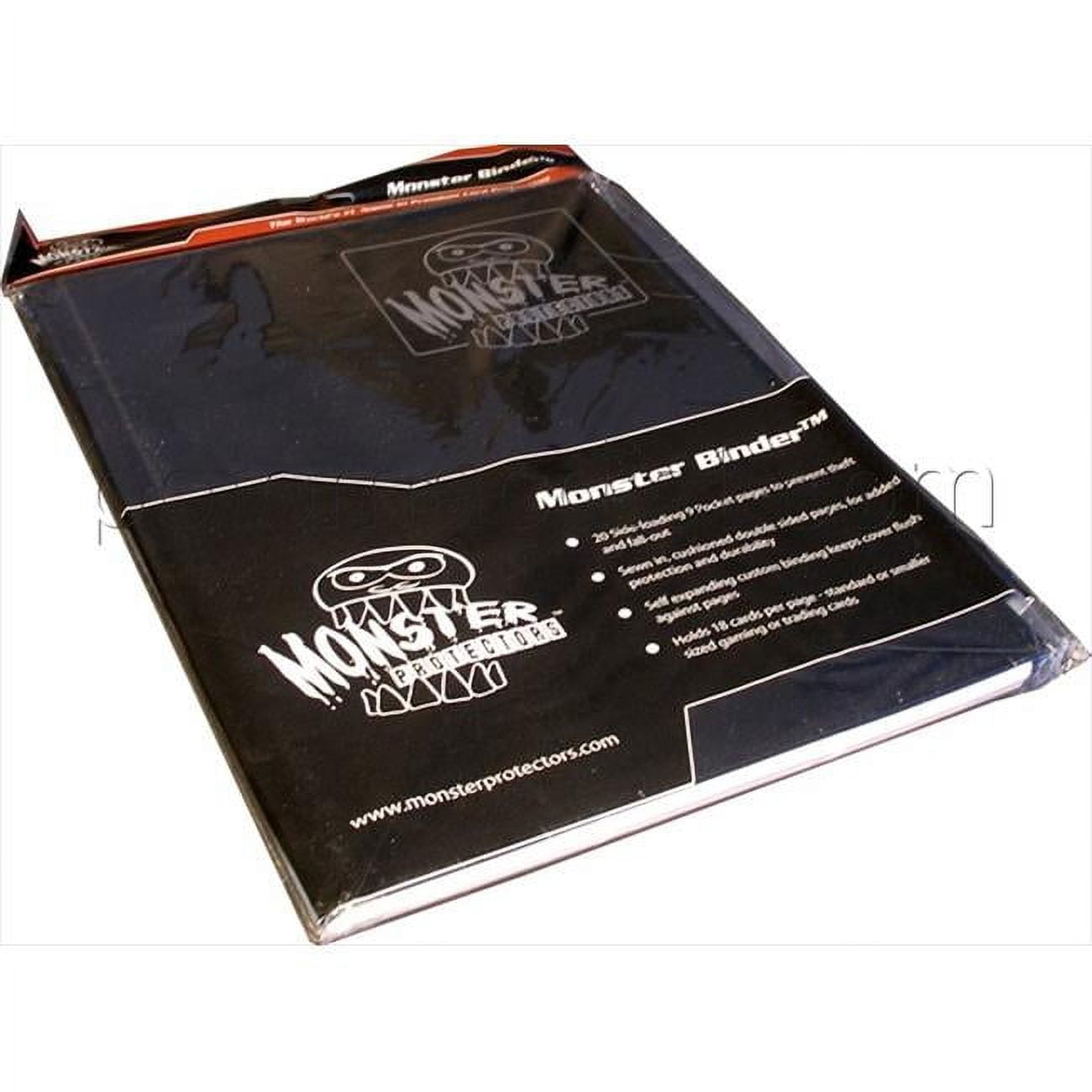 Monster Binders 9PBWT Binder 9 Pocket Monster - Matte Black & White ...